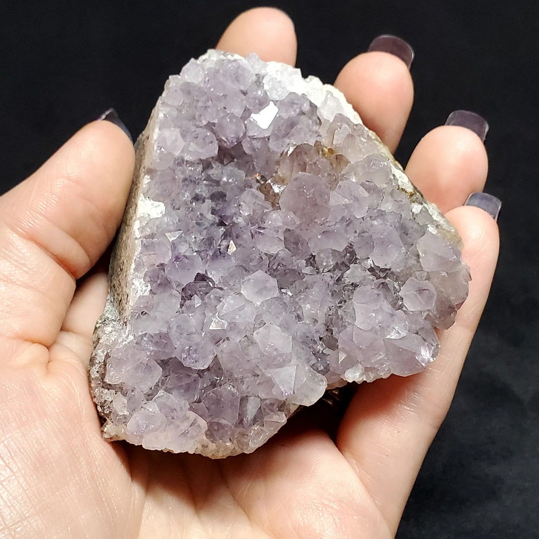 Raw Amethyst Crystal Cluster, 2.5in Rough Amethyst Cluster, Display Piece, Amethyst Geode ...