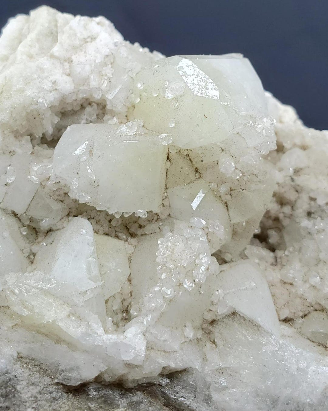Apophyllite Zeolite Specimen | Mineral Collection | Home Decor | Cubic ...
