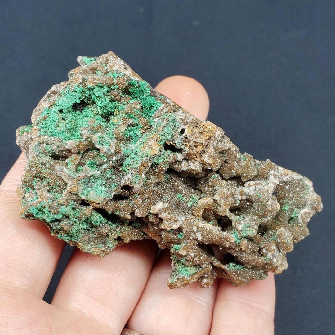 Fibrous Malachite Specimen | Copper Mineral | Natural Copper Malachite ...