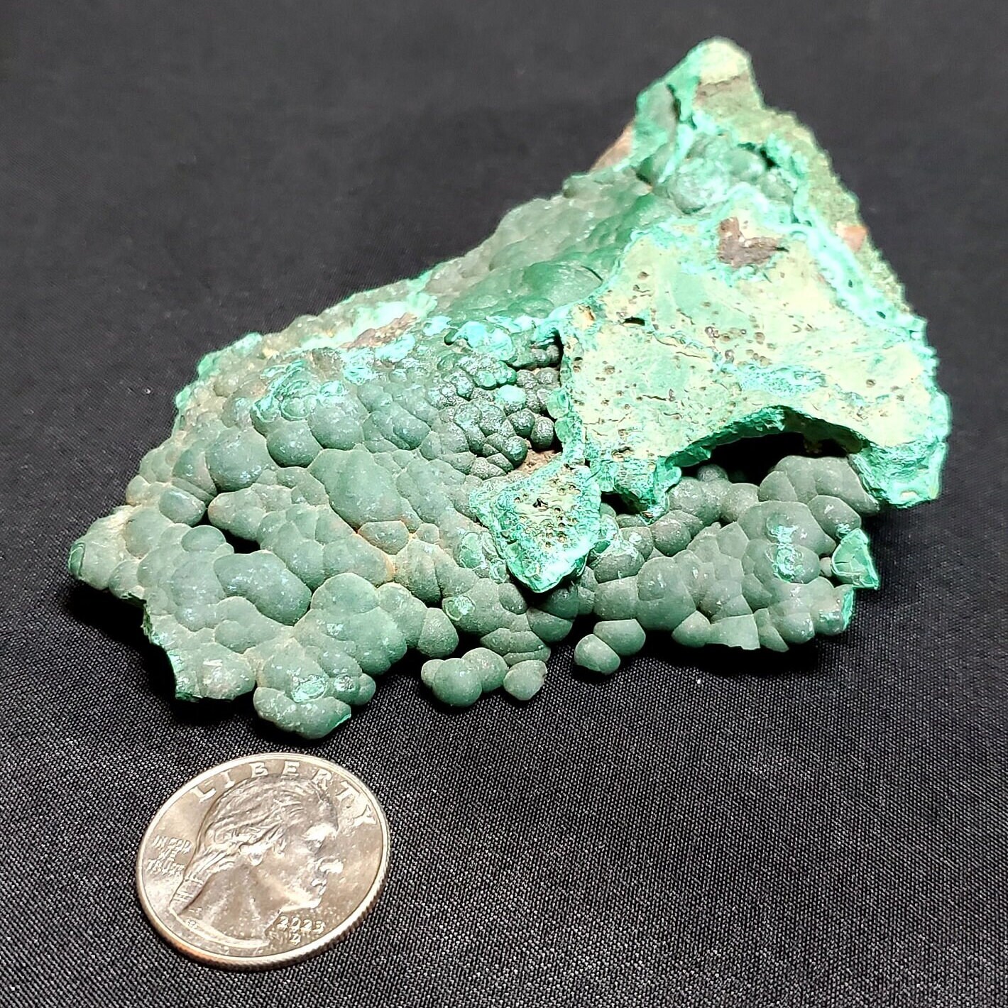 Bisbee Arizona Malachite Specimen, Botryoidal Malachite, Display ...