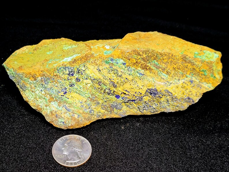 Mojave Desert Azurite Malachite and Chrysocolla Specimen, Copper ...