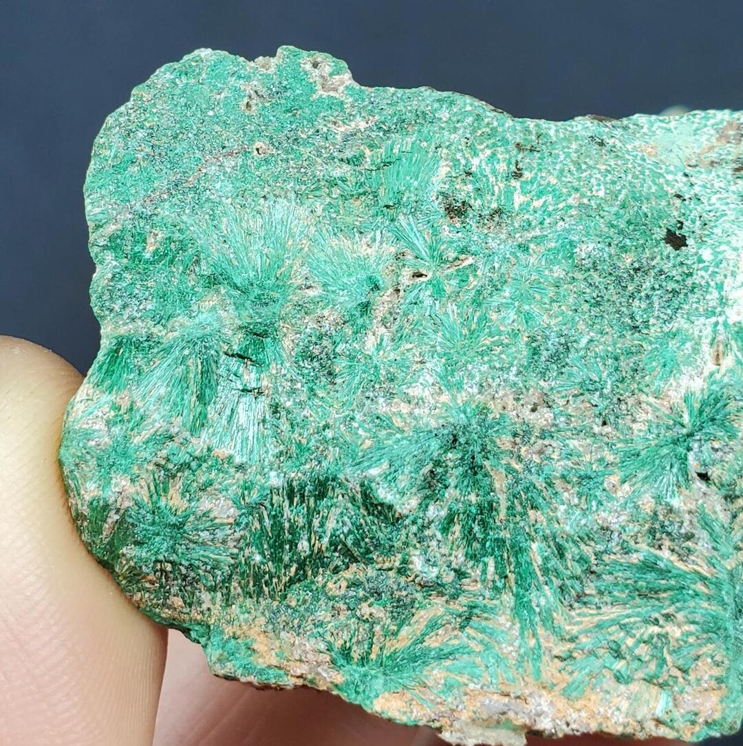 Fibrous Malachite Specimen | Copper Mineral | Natural Copper Malachite ...