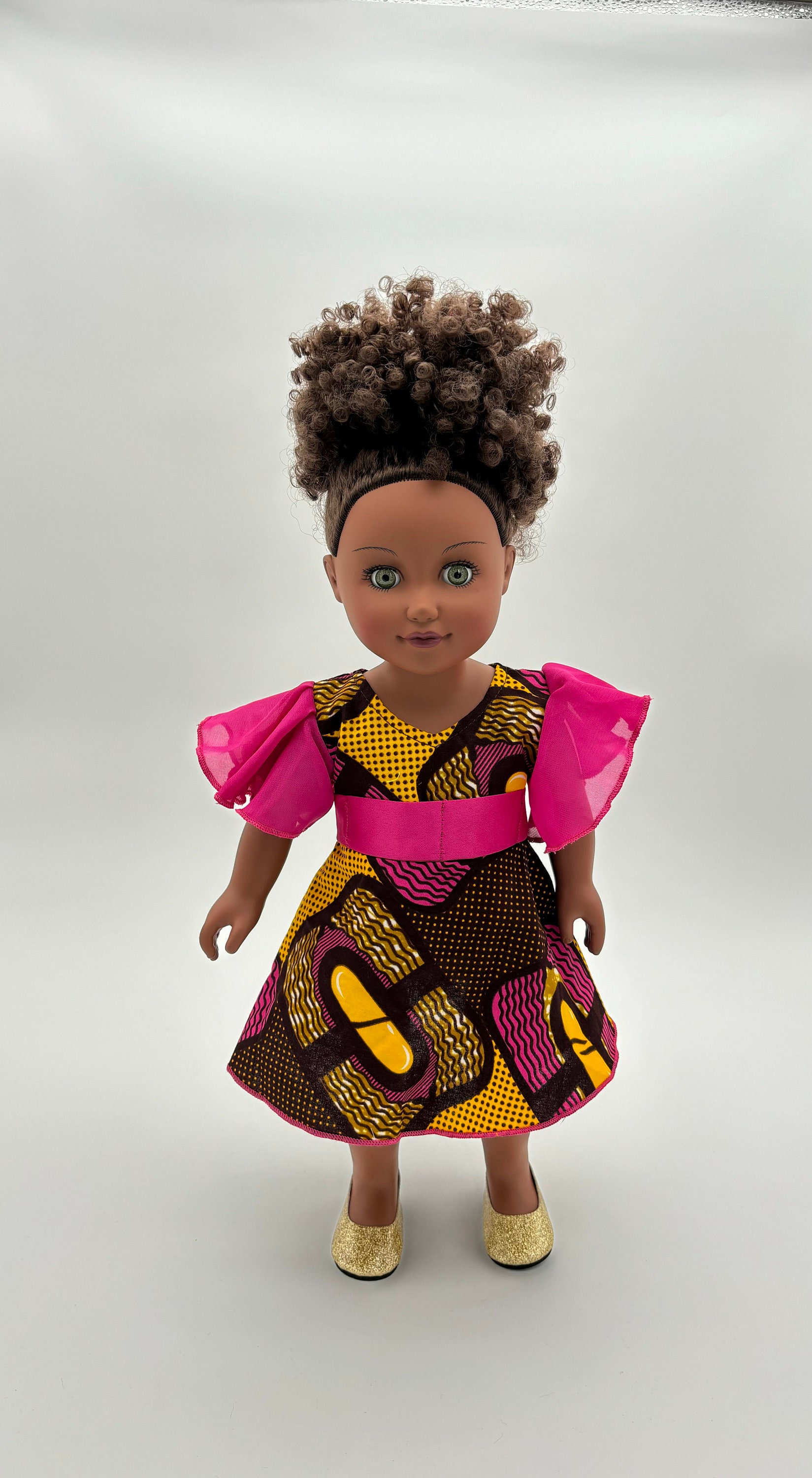 Handmade African Fabrics 18 Inches Doll Dress - Etsy