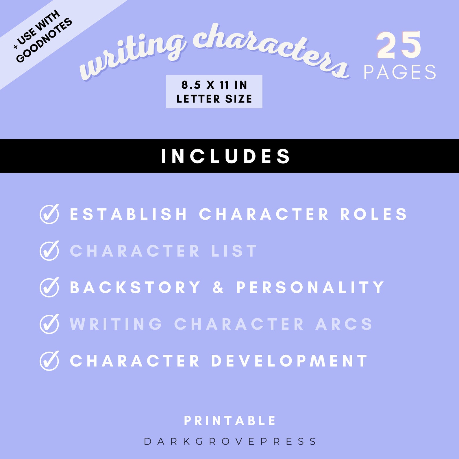 Write Realistic Characters Character Profile Sheets Novel Writing ...