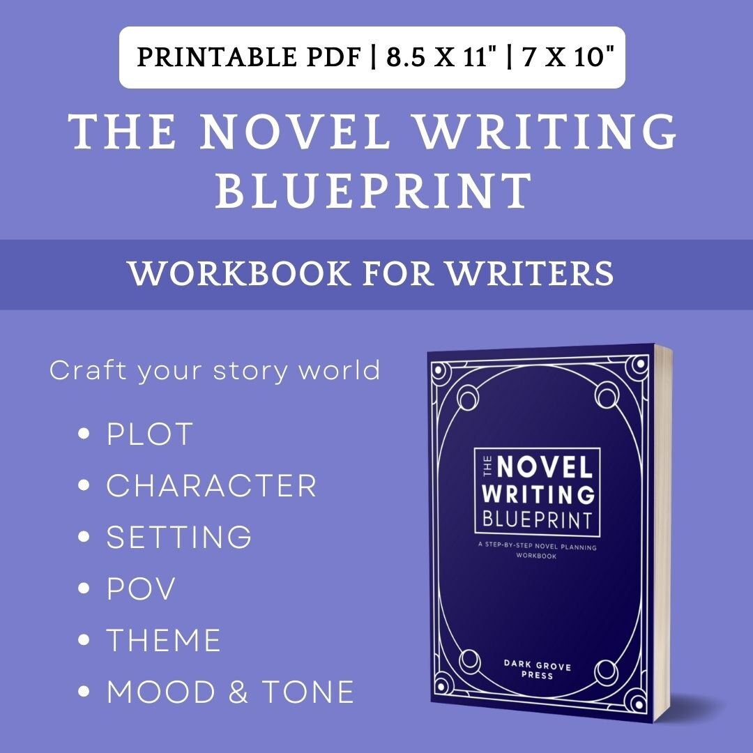 The Novel Writing Blueprint Guided Writing Templates Step-by-step Guide ...