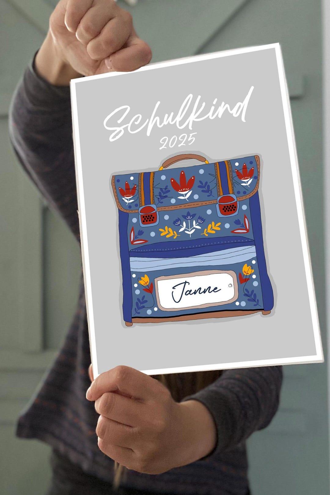 Schoolchild 2025 Poster / School Enrollment / School / Personalized ...