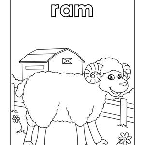 On the Farm Coloring Book for Kids (printable PDF) – Cute & Fun Farm ...
