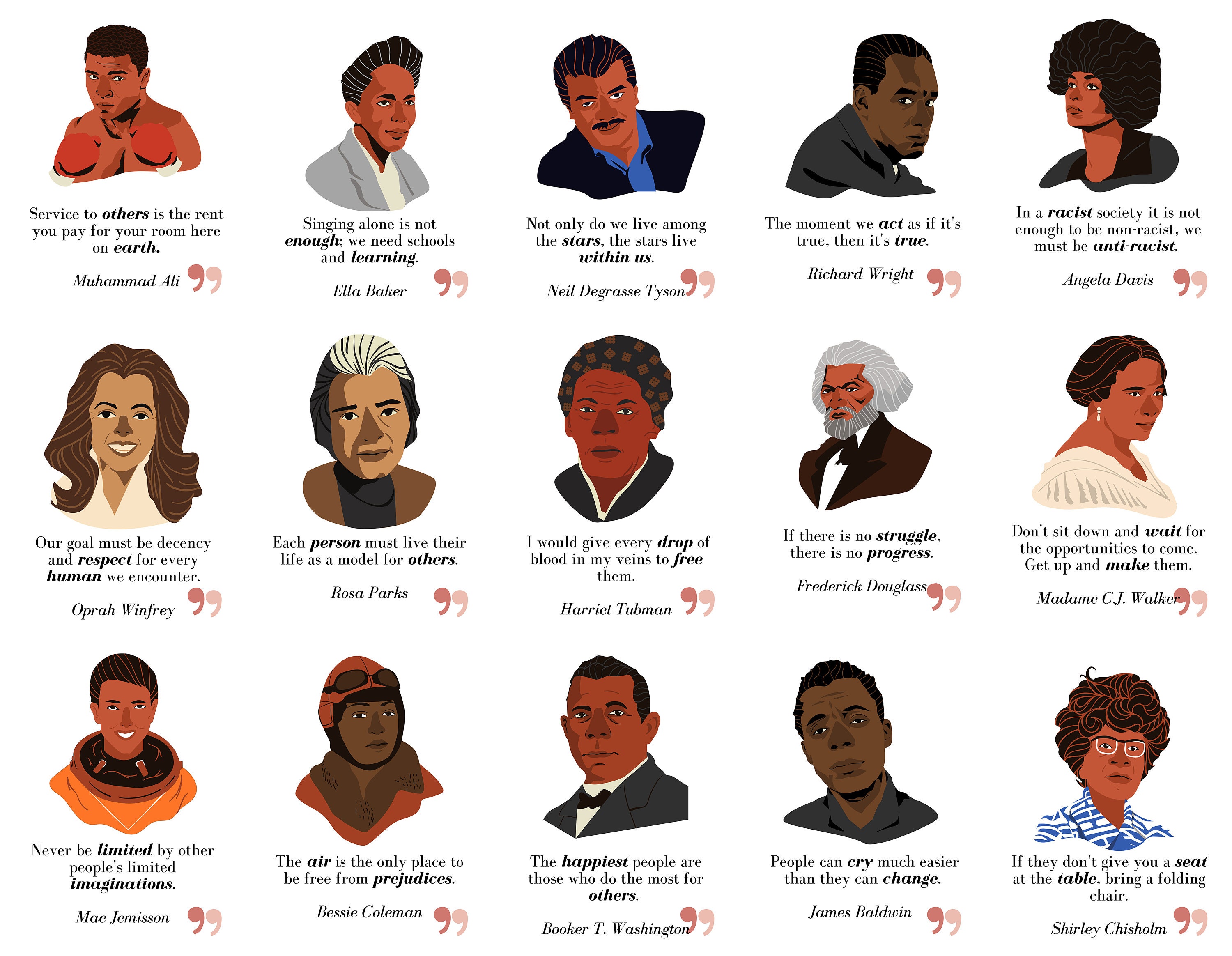 Black History Month Posters, Printable Posters, Digital Download ...