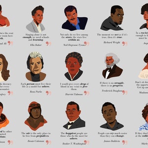 Black History Month Posters, Printable Posters, Digital Download ...