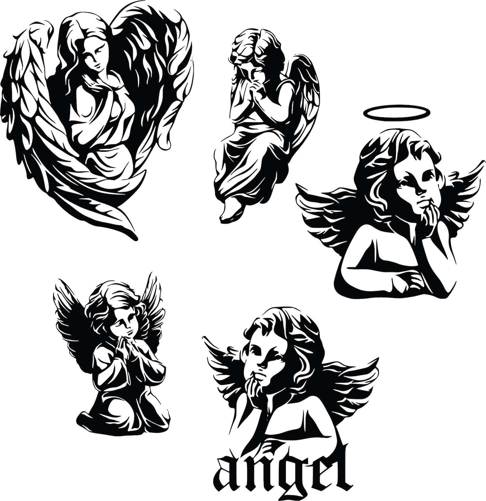 Angels PNG Package - Digital Only - Etsy