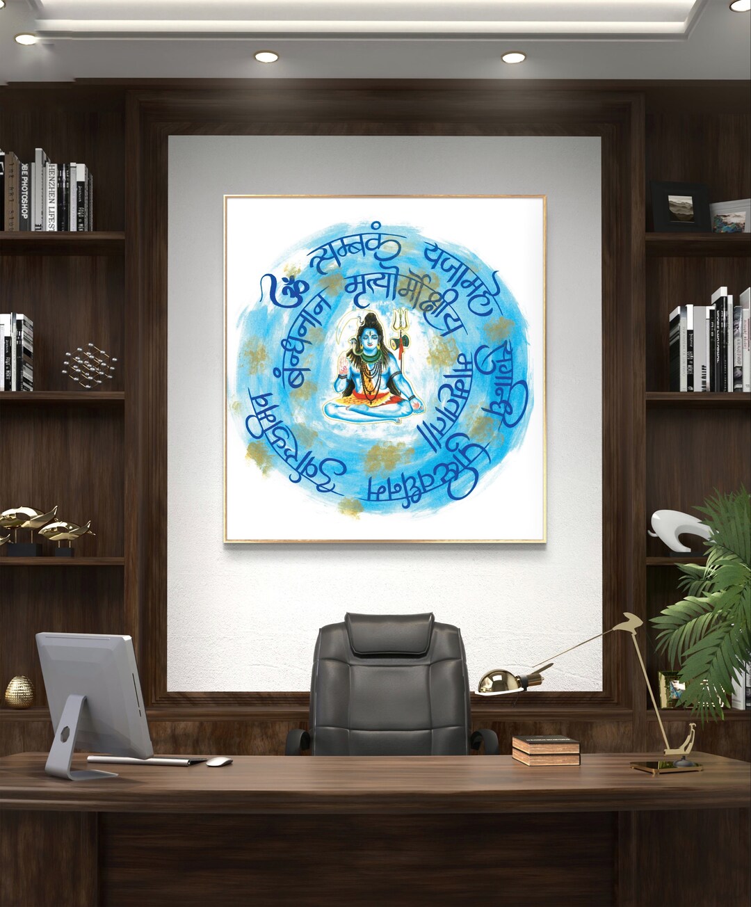 Shiva Digital Art/god Shiva Art/handmade Art Prints/home Decor Art ...