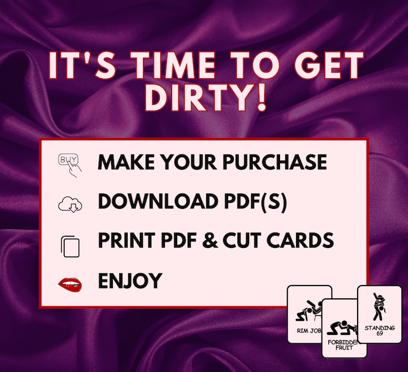 EXTREME Sex Position Card Game | KINKY Sex Game for Him or Her | Mature Adults Game for Any ...