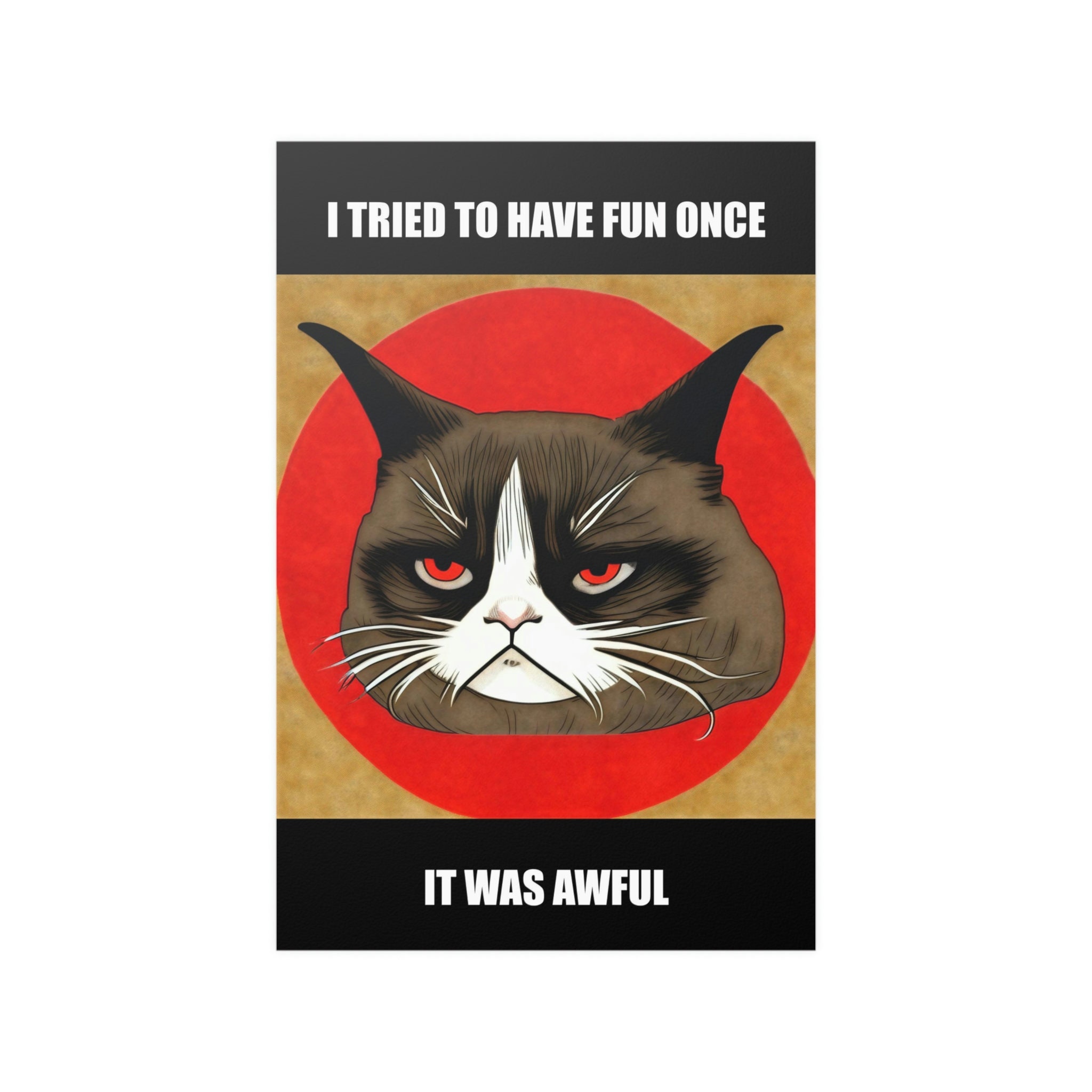 Grumpy Kitty Song Poster