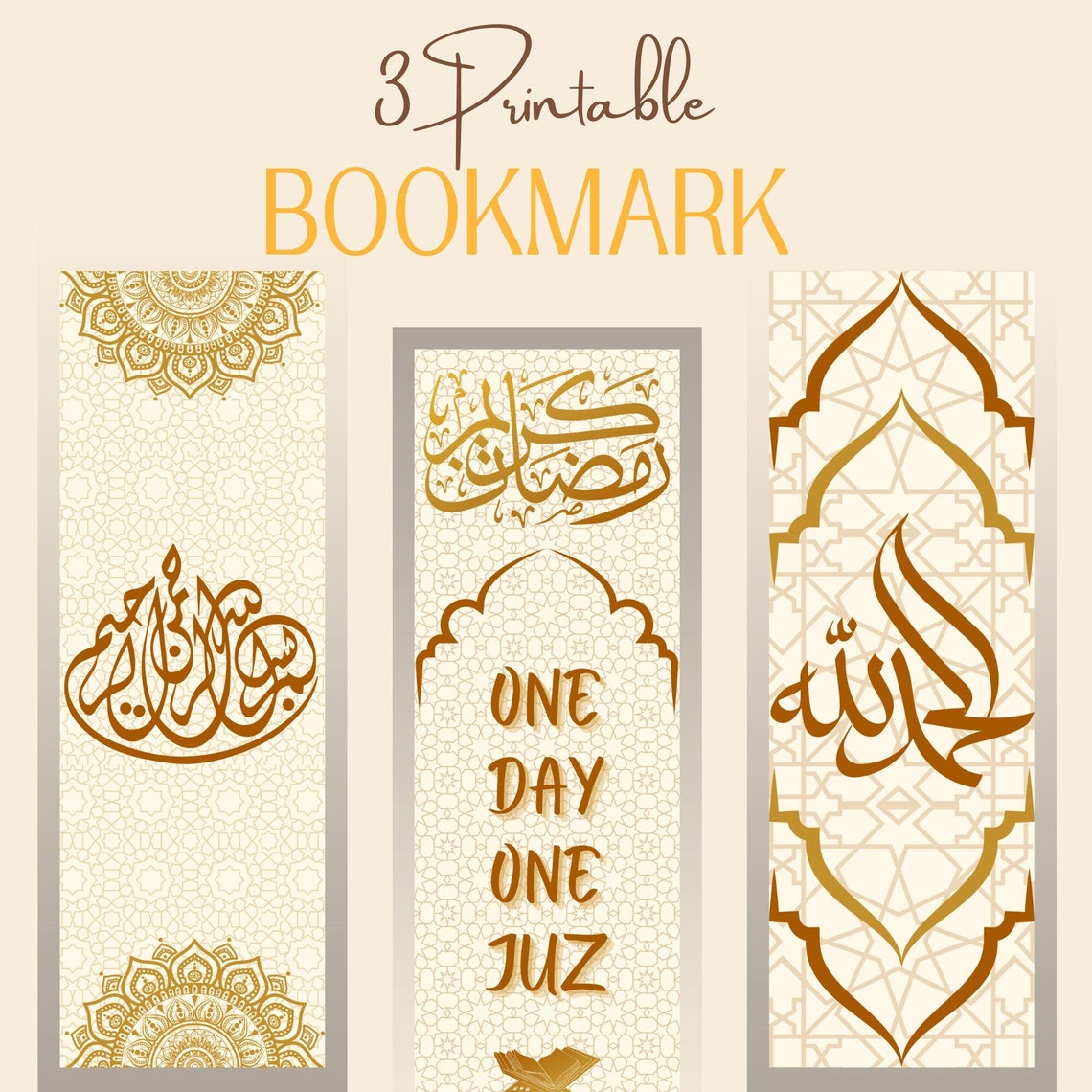 Islamic Bookmarks Quran Bookmarks Quran Journal Printable - Etsy