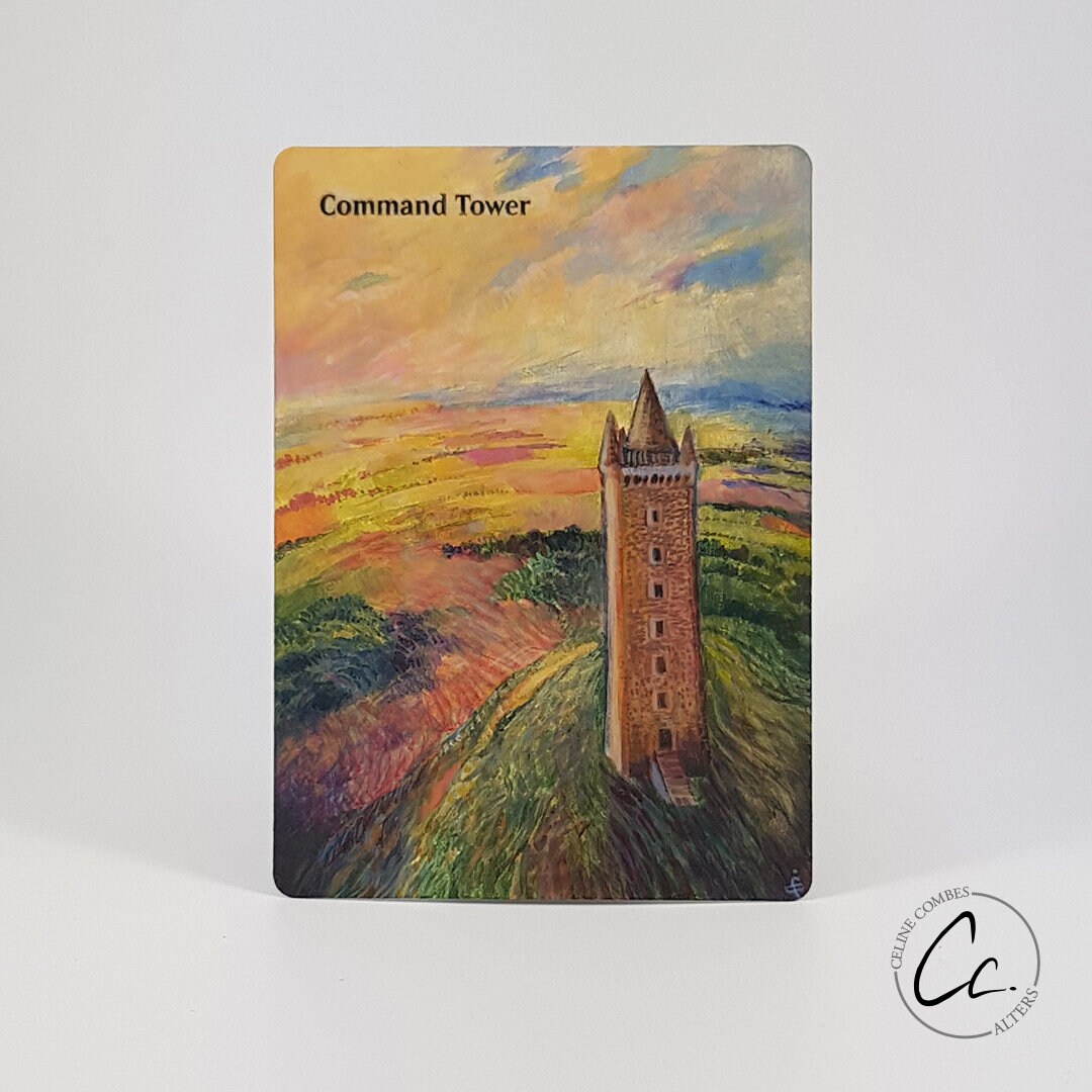 Command Tower - Magic the Gathering Hand Painted Alter - Etsy