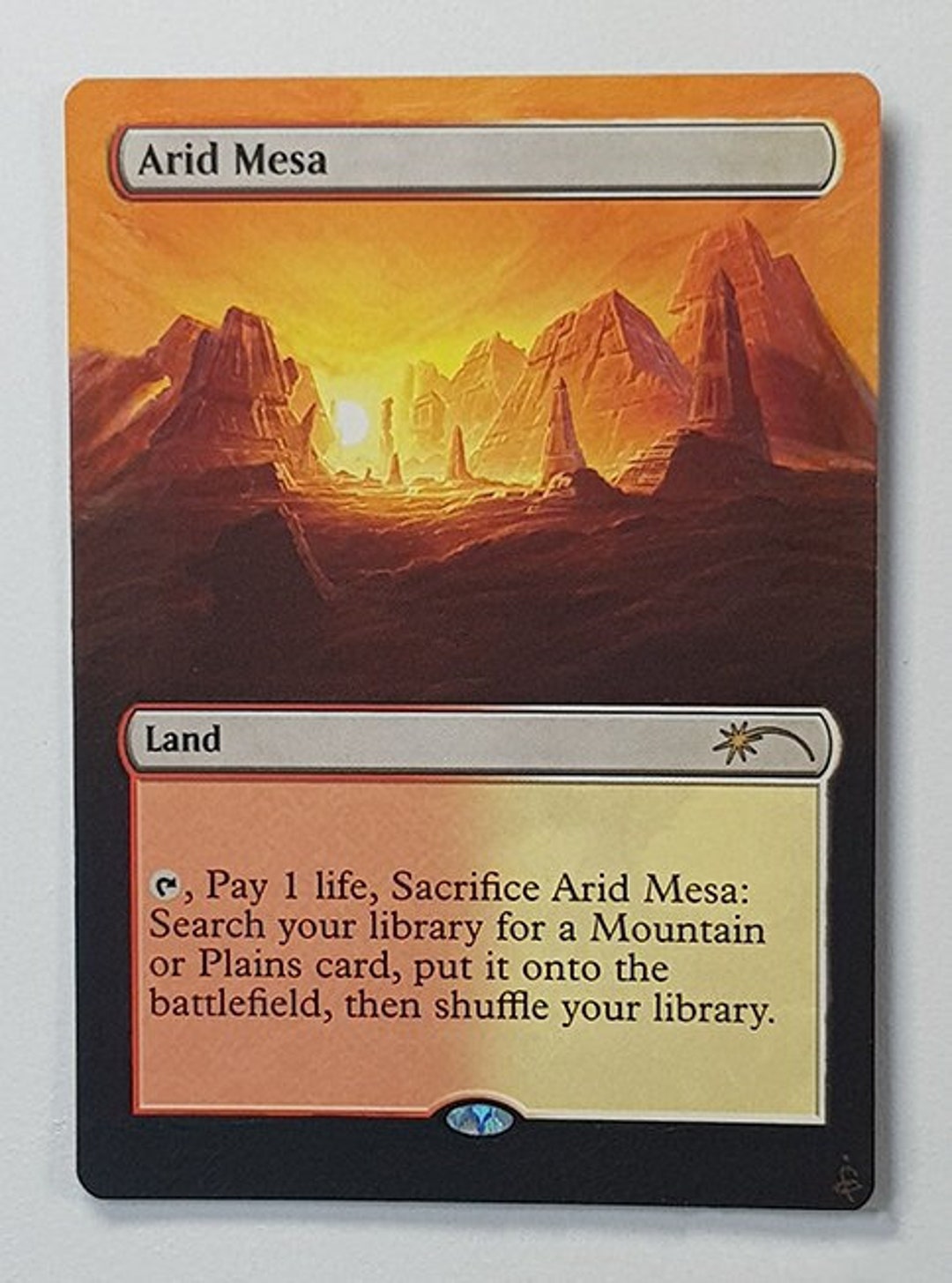 Arid Mesa Magic the Gathering Hand Painted Alter - Etsy