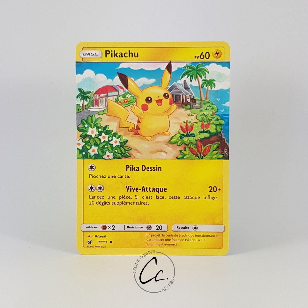 Pikachu - Pokemon Hand Painted Alter - Etsy