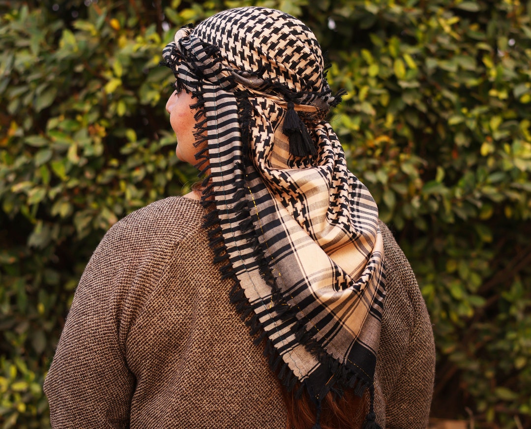 Palestinian Keffiyeh Scarf Keffiyeh Palestine Shemagh Scarf - Etsy UK
