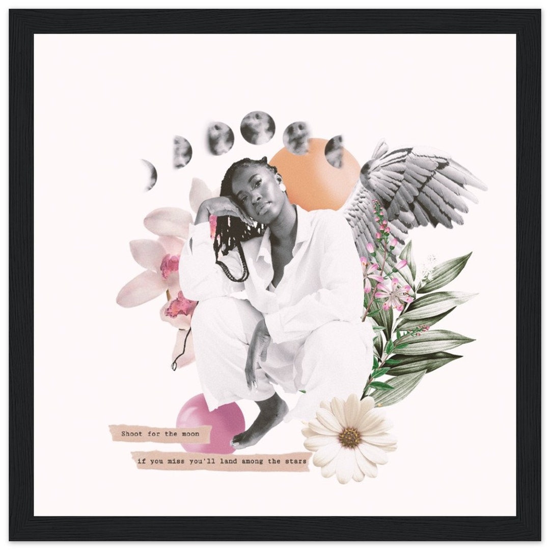 Transformation Collage Poster With Frame - Etsy