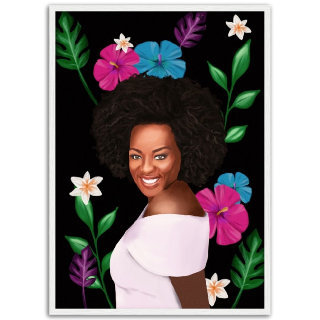 Viola Davis Illustration - Etsy