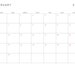 2023 Printable Calendar, Minimalist Monthly Calendar 2023, Printable ...