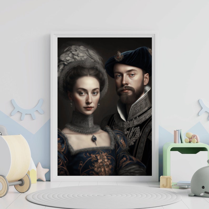 Custom Royal Portrait From Photo Renaissance Portrait - Etsy