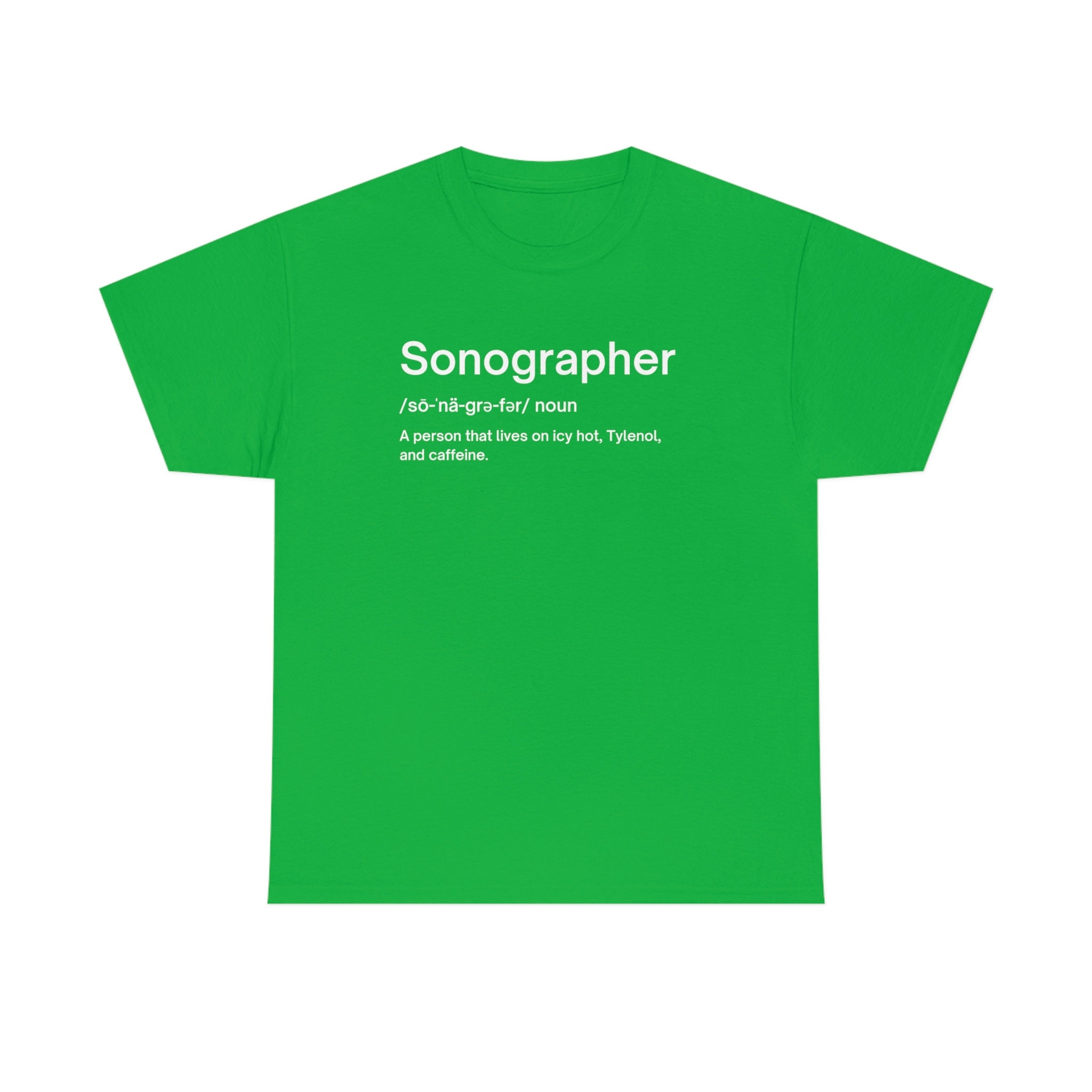Sonographer Definition Tee - Etsy