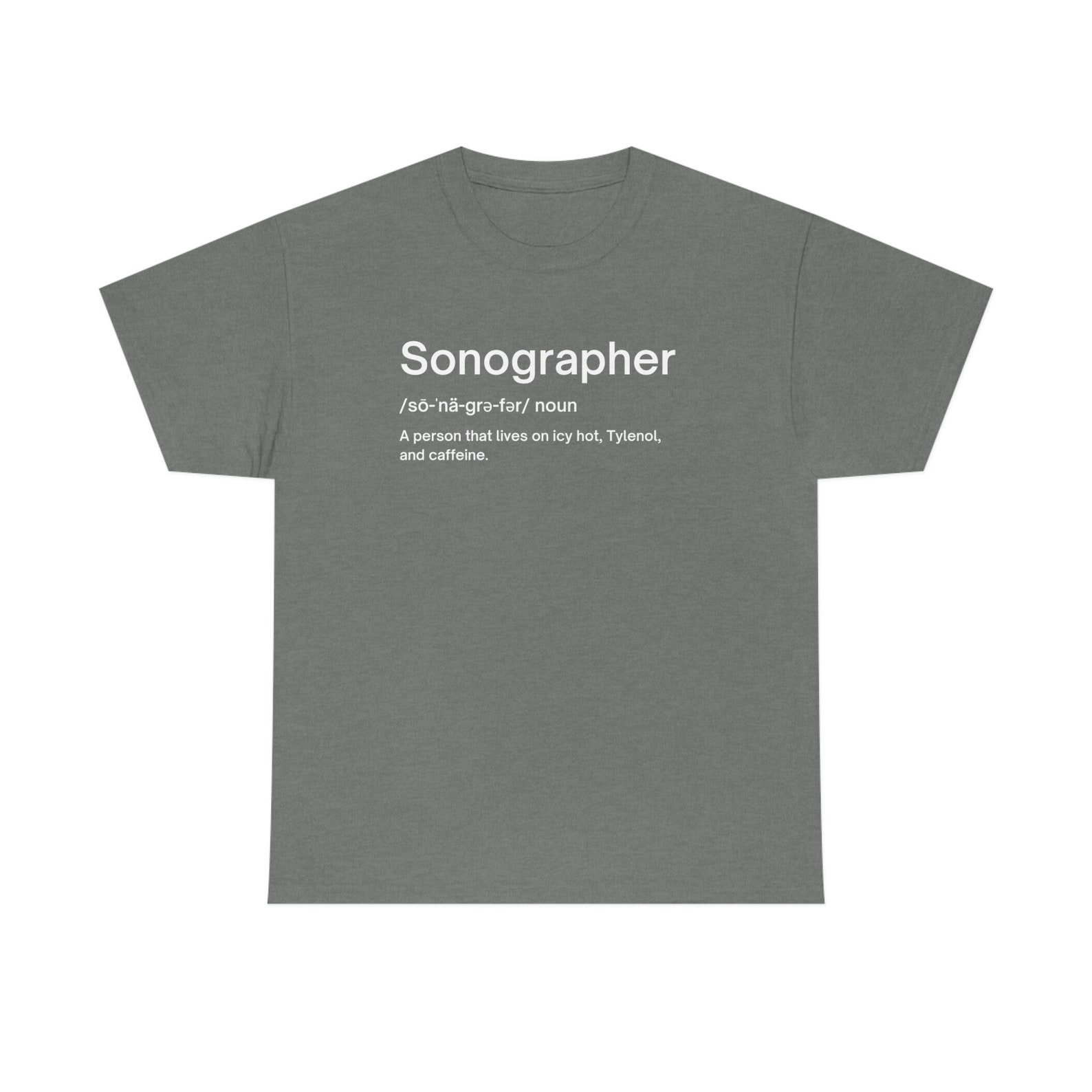 Sonographer Definition Tee - Etsy