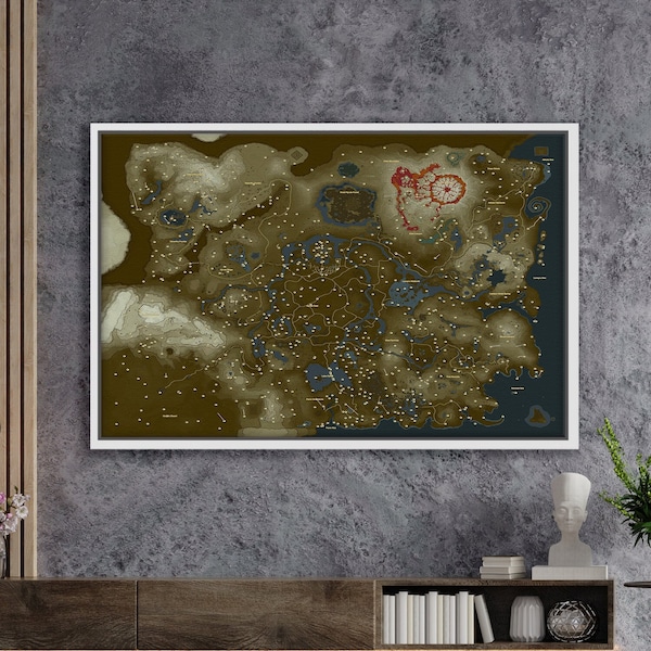 Zelda Map - Etsy