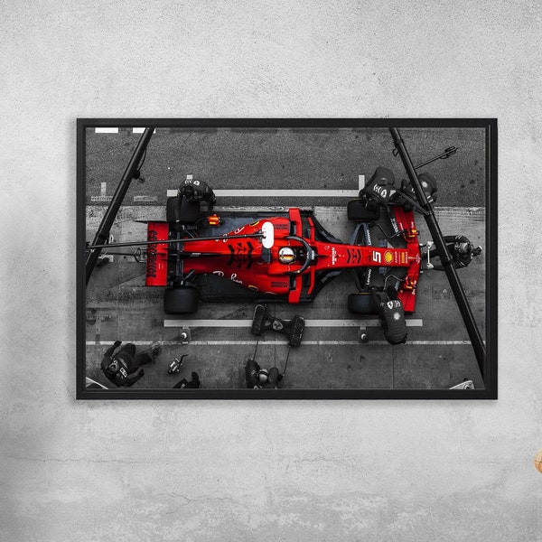 Ferrari Poster Canvas - Etsy