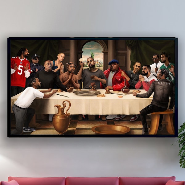 Rapper Last Supper - Etsy
