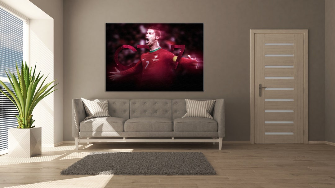 Cristiano Ronaldo Manchester United Canvas, Cristiano Ronaldo CR7 Art ...