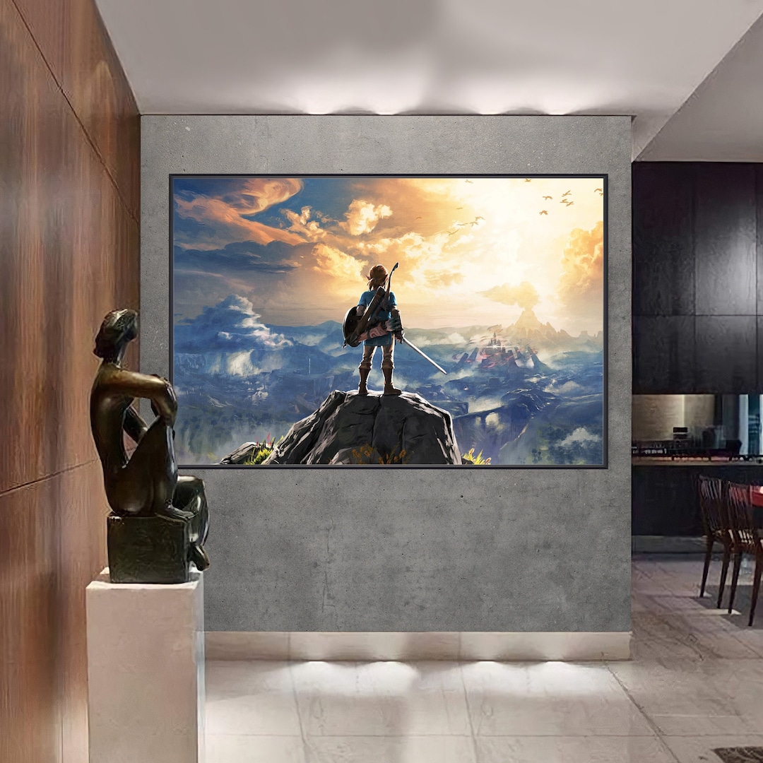 The Legend of Zelda Canvas Zelda Wall Decor the Legend of - Etsy