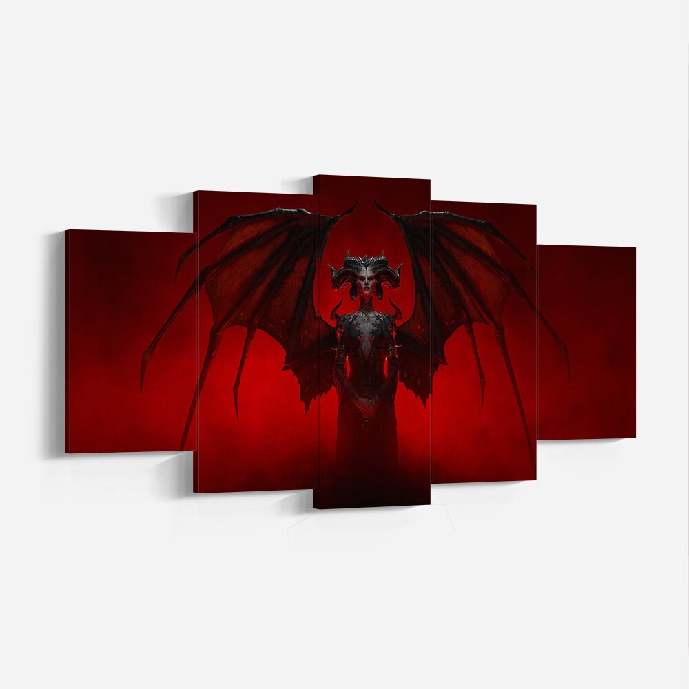 Diablo IV Lilith Canvas Poster Diablo 4 Canvas Wall Art - Etsy