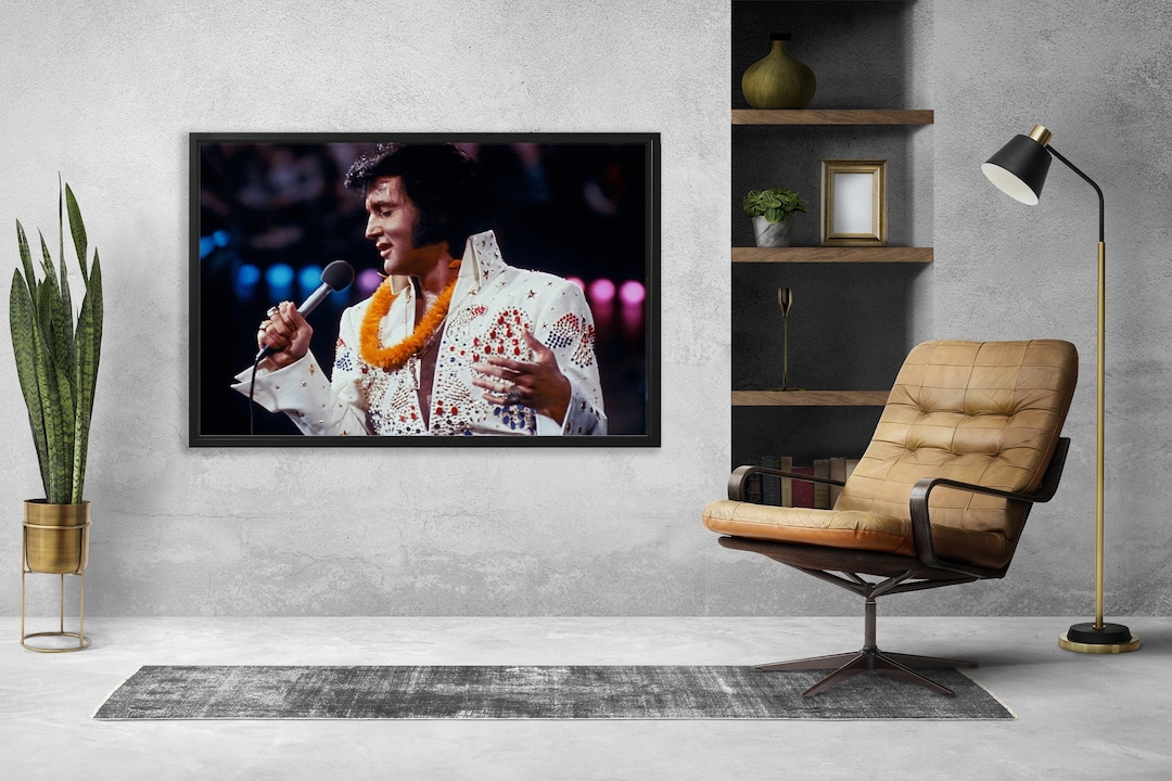 Elvis Presley Canvas/poster Wall Decor, American Singer, Legendary Rock ...