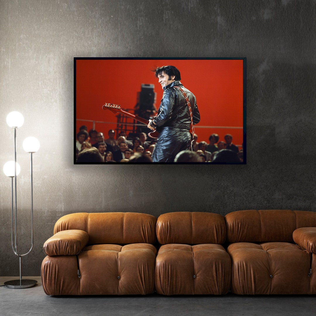 Elvis Artwork Canvas Elvis Poster Elvis Tribute Print - Etsy