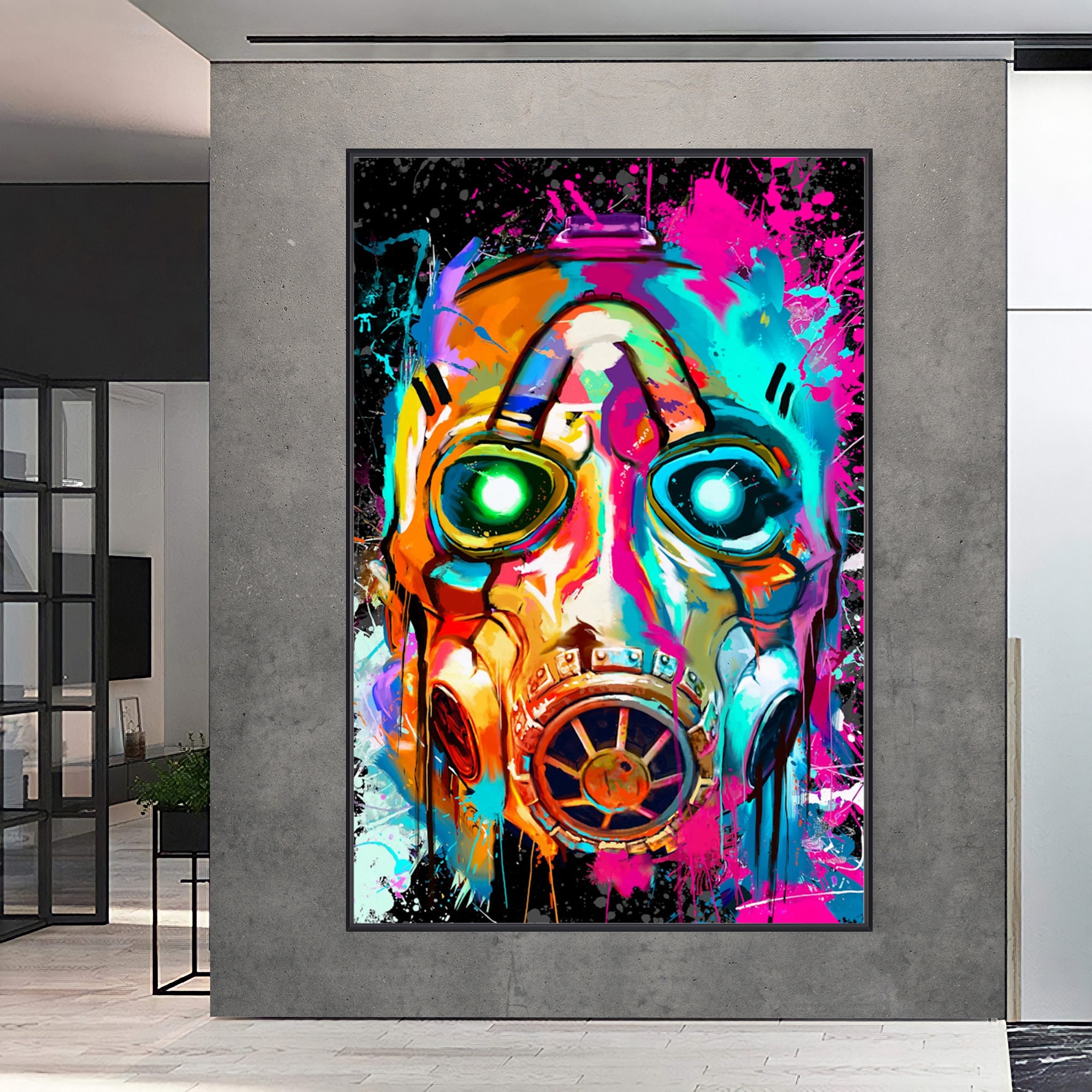 Gas Mask Graffiti Artist