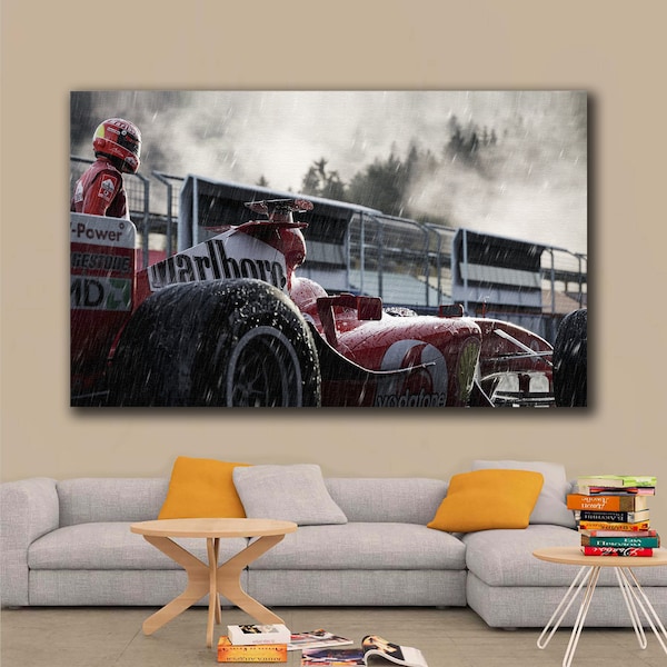 Huge F1 Racing Art - Etsy