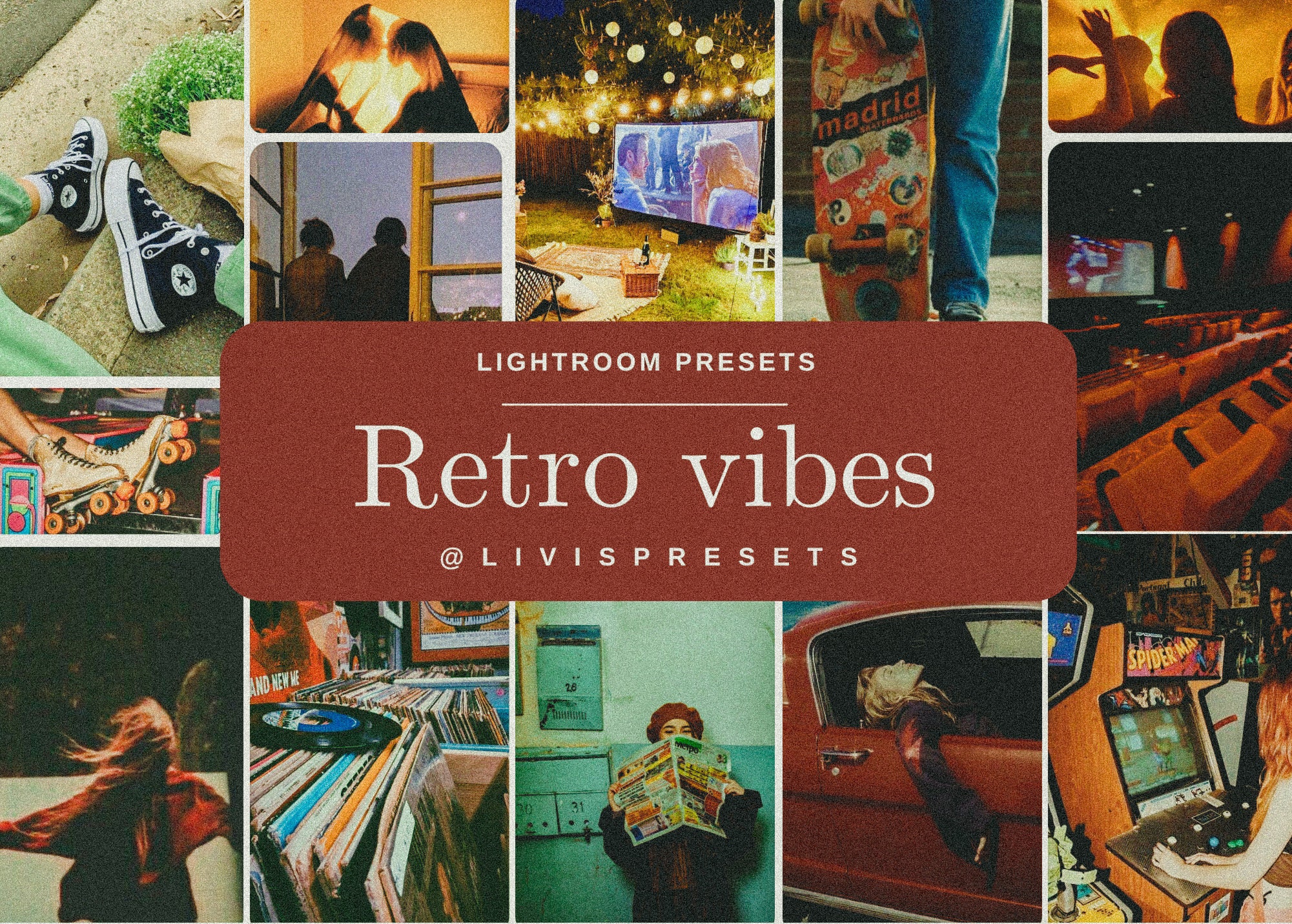 Lightroom Presets Retro 90's Presets, Vintage Aesthetic Presets, Analog ...
