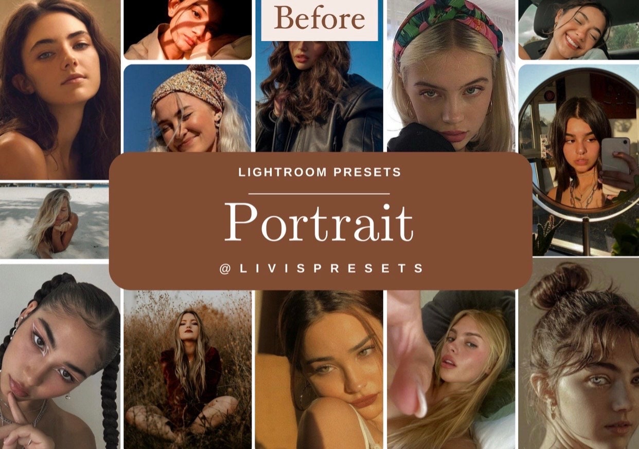 Lightroom Presets Portrait Selfie, Perfect Skin Preset Beauty ...