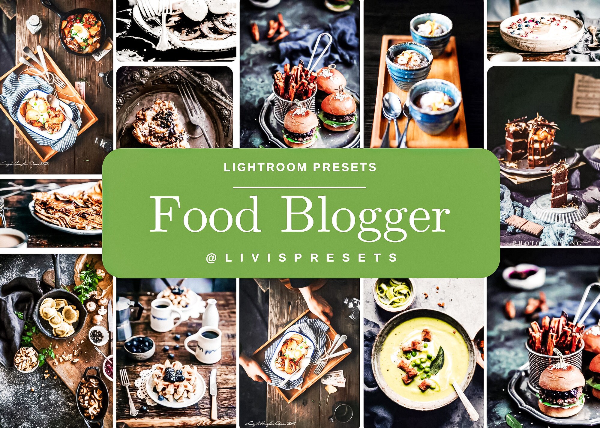 Lightroom Presets Food Photography, Food Blogger Presets Tasty Food ...