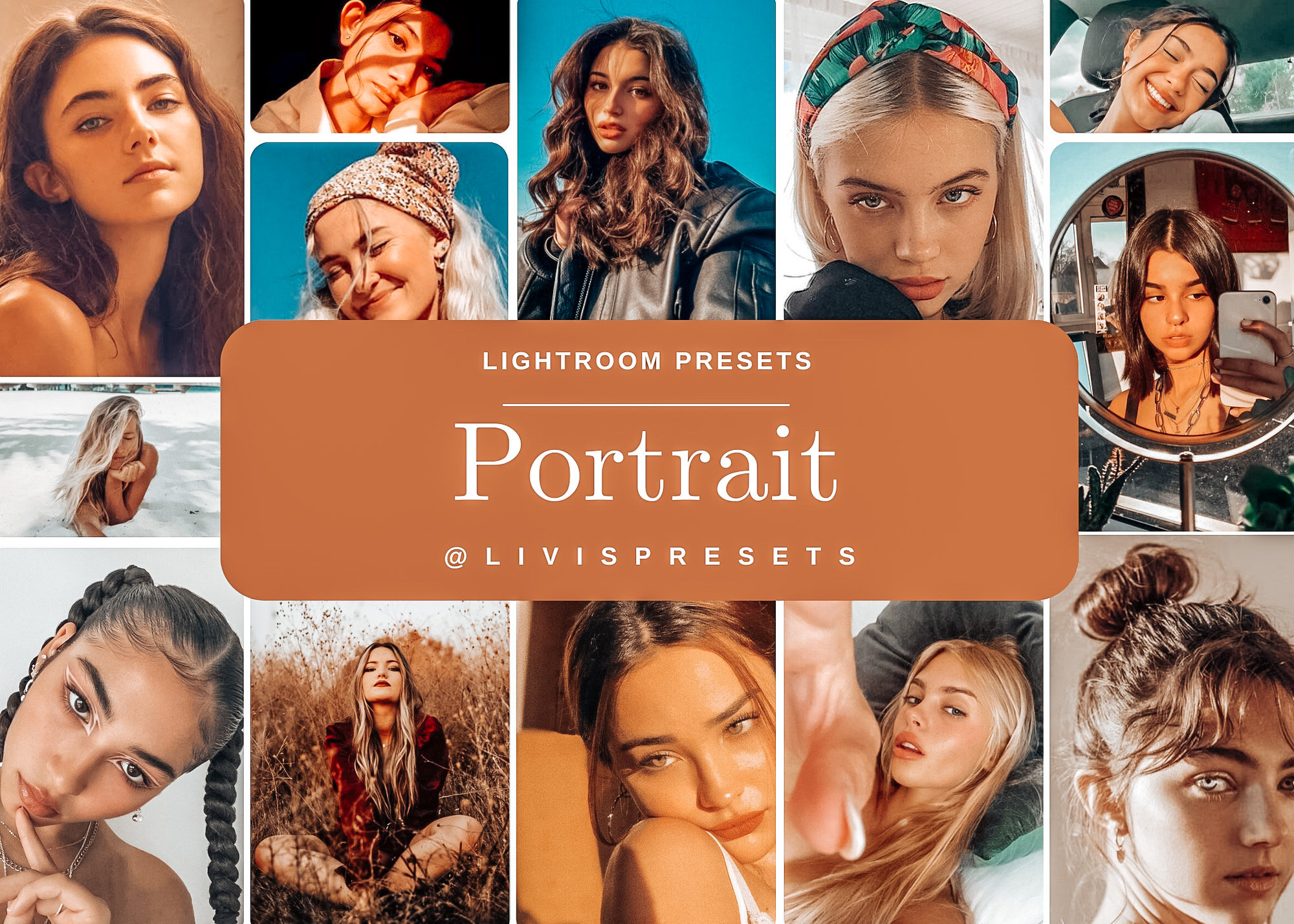 Lightroom Presets Portrait Selfie, Perfect Skin Preset Beauty ...