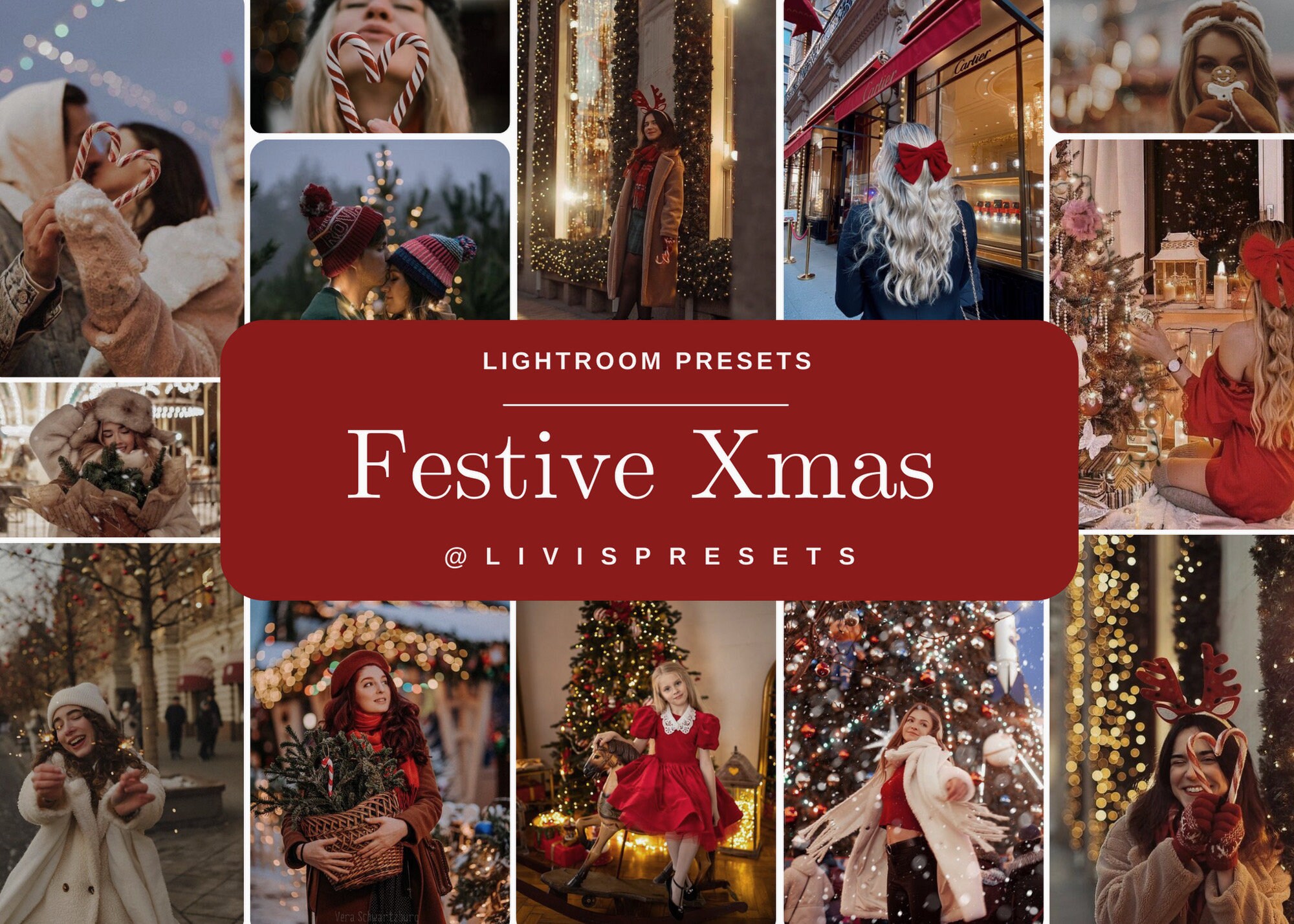 Lightroom Presets Festive Xmas Presets Winter Holidays Presets ...