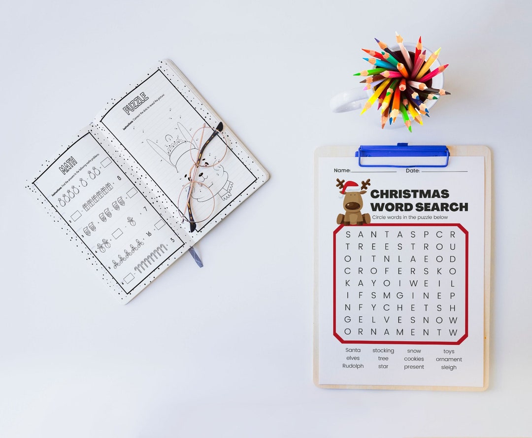 Christmas Word Search, Word Search Puzzle, Word Search Printable, Fun ...