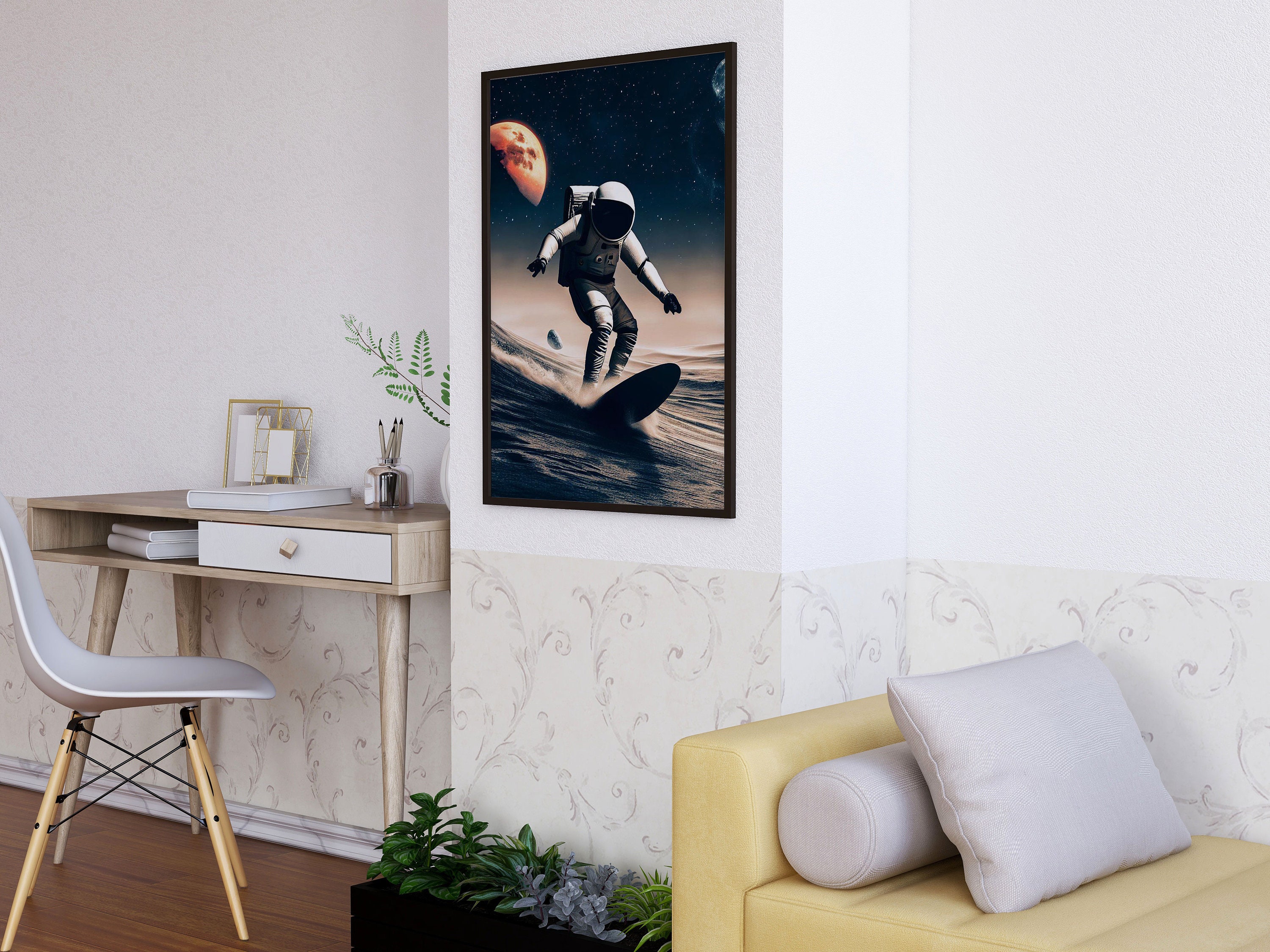 Solar System Print, Outer Space Wall Decor, Space Travel Poster, Space ...