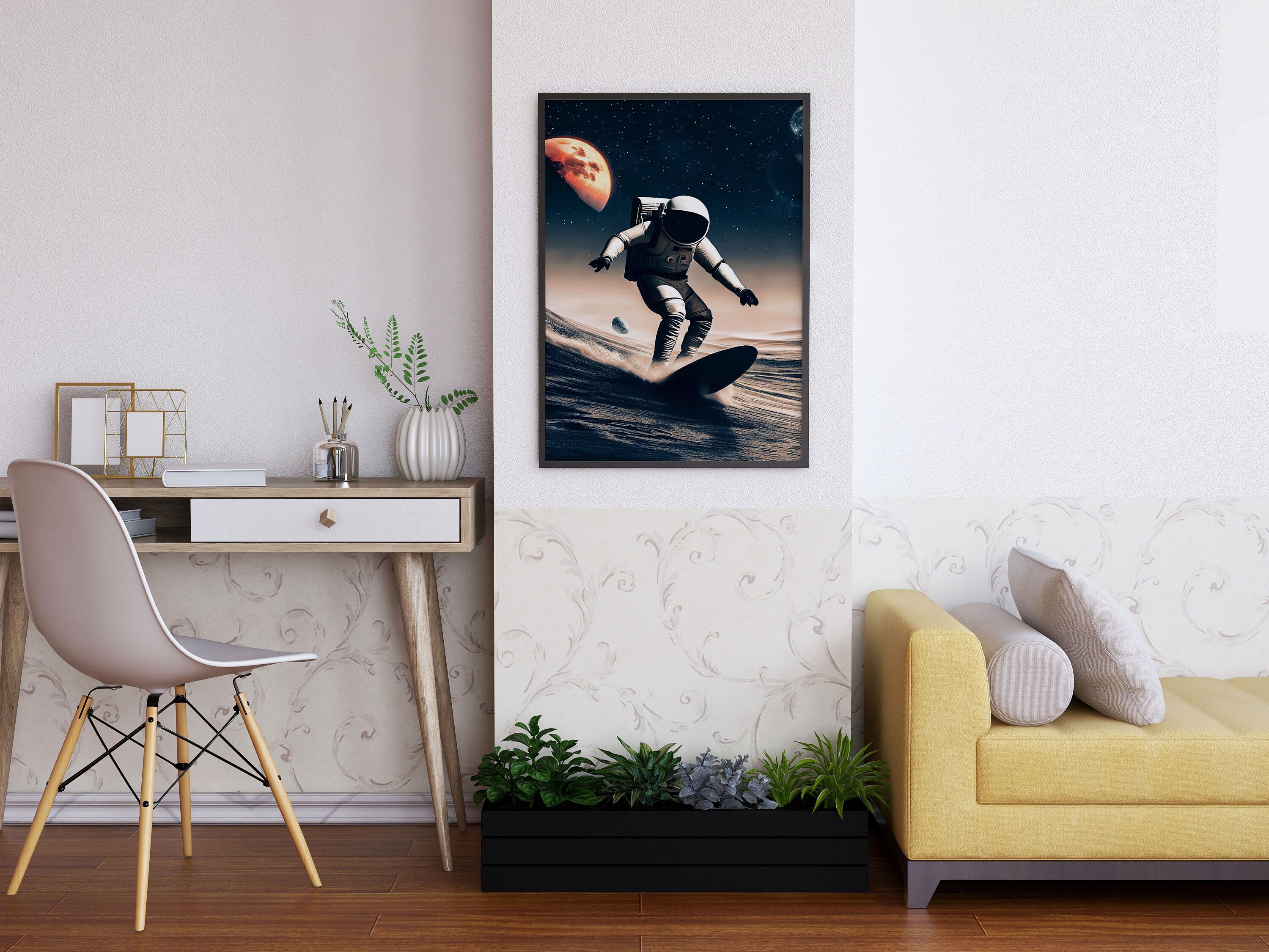 Solar System Print, Outer Space Wall Decor, Space Travel Poster, Space ...