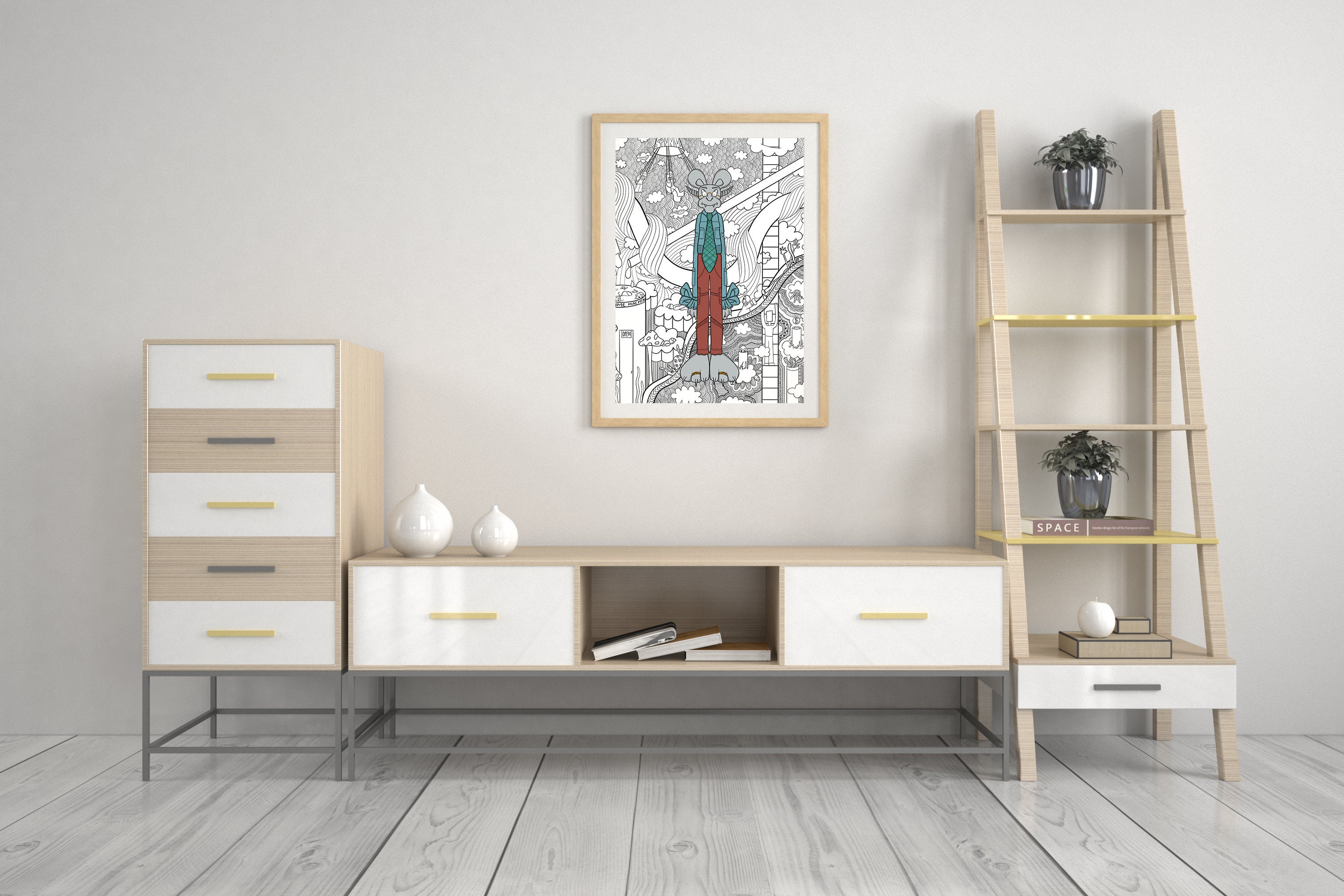 Printable Coloring Poster Coloring Poster Art Therapy - Etsy