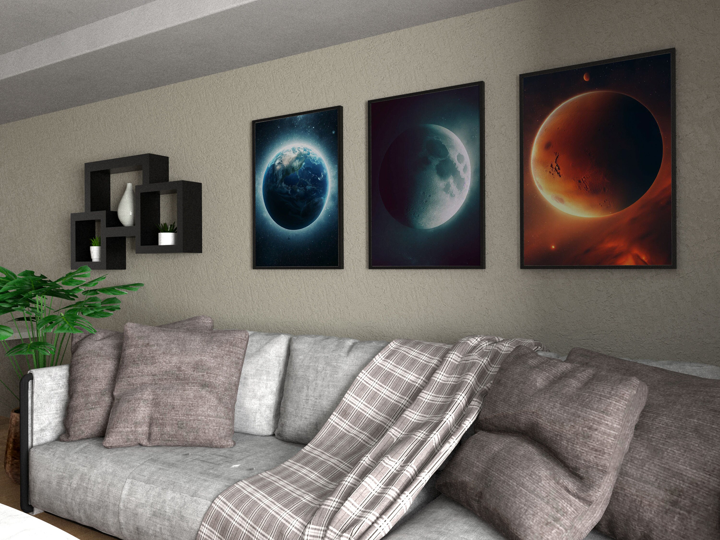 Planet Posters, Space Posters, Solar System Print, Outer Space Wall ...