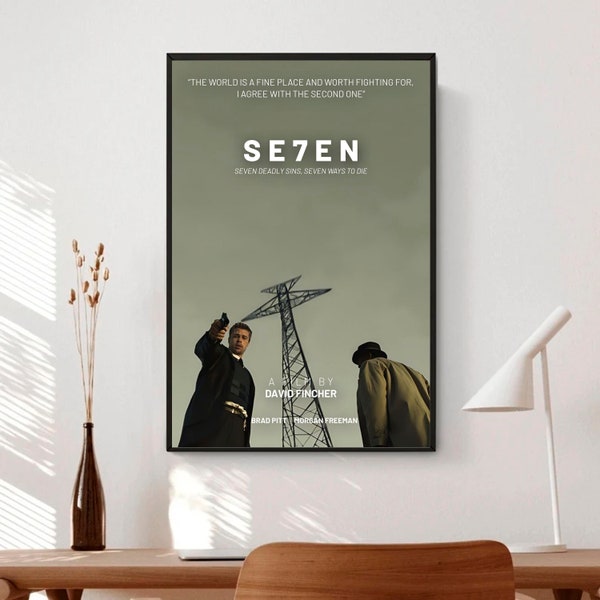 Seven Movie Poster - Etsy