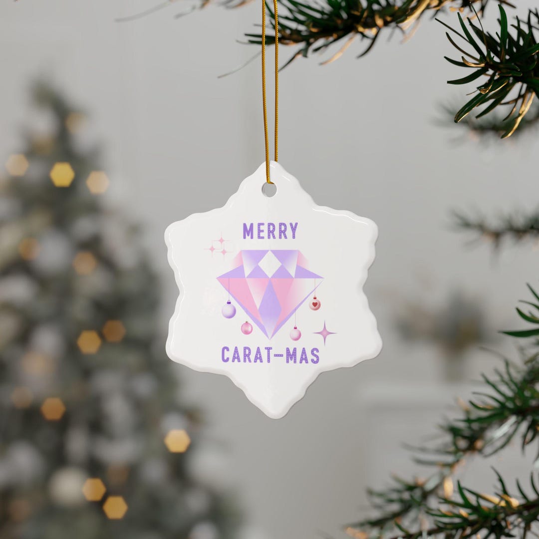 Merry Carat-mas SEVENTEEN Fan Holiday Ornament Gift Seventeen Carat ...